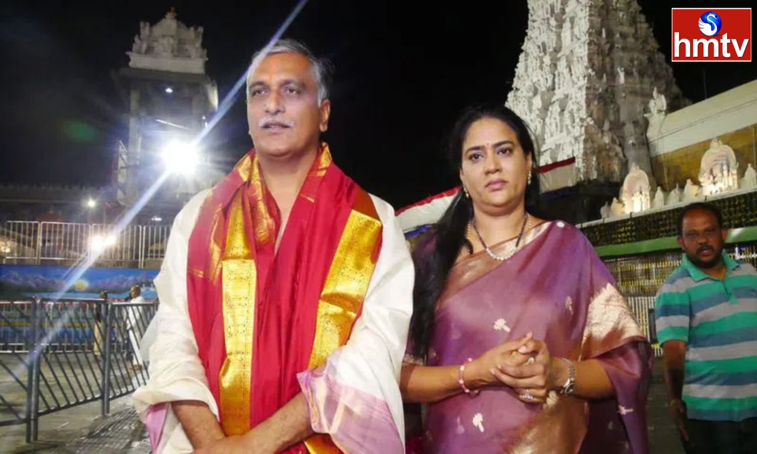 Harish Rao: తిరుమల శ్రీవారిని దర్శించుకున్న మంత్రి హరీశ్‌ రావు దంపతులు ...