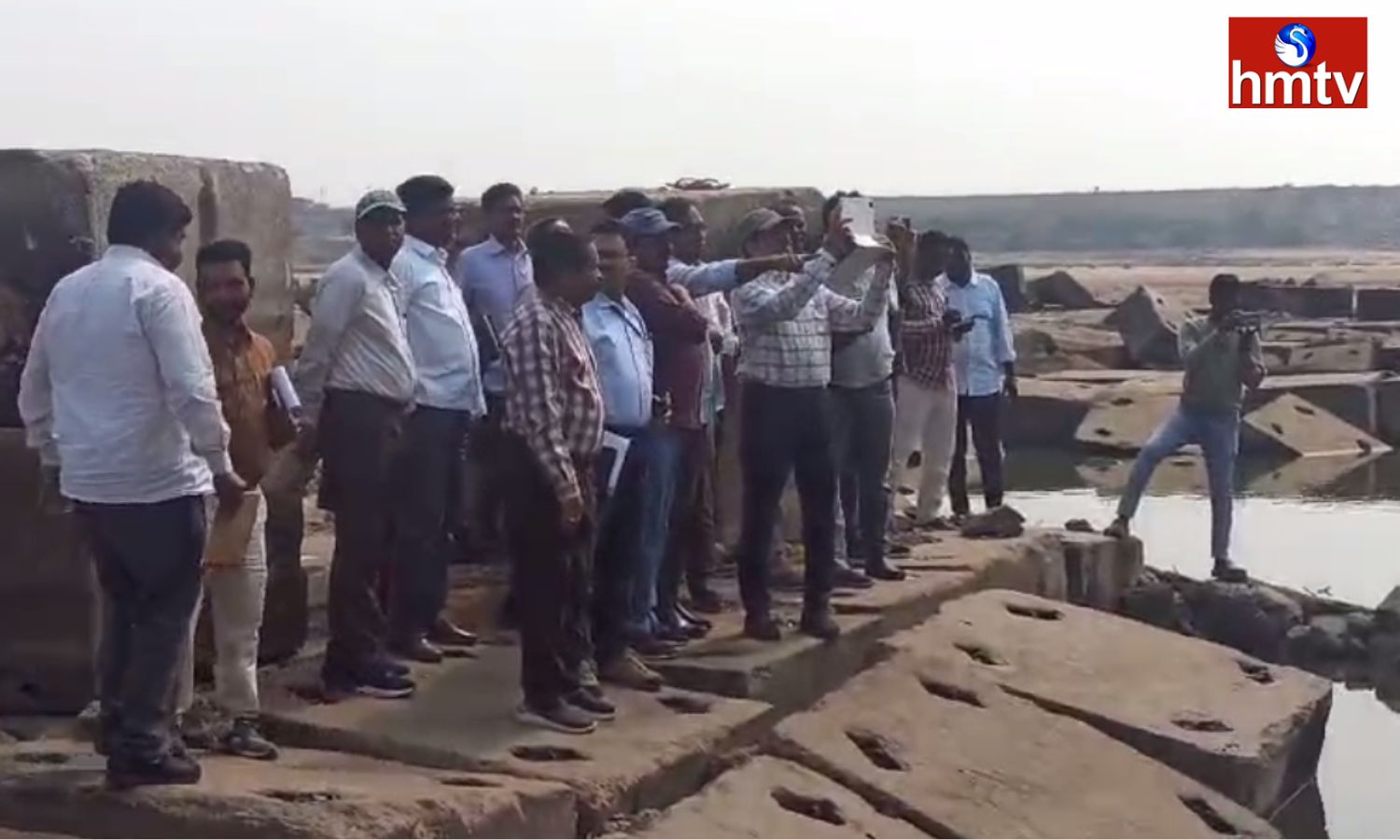 Ts మేడిగడ్డ అన్నారం బ్యారేజ్‌లను పరిశీలించిన డ్యామ్ సేఫ్టీ అథారిటీ 4425